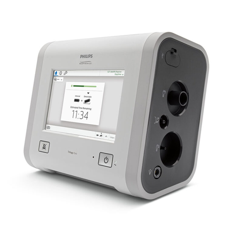 Respirador portátil Philips Trilogy Evo Uso hospitalario y en domicilio ...